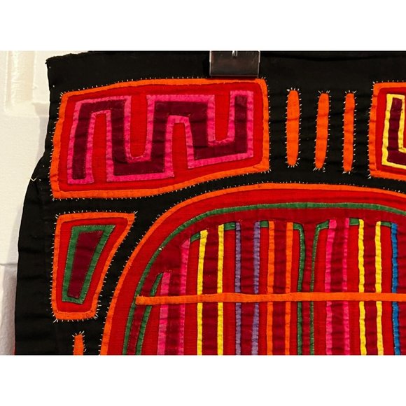 Molas | Art | Vintage 97s Panama Kuna Molas Indian Textile Tapestry ...